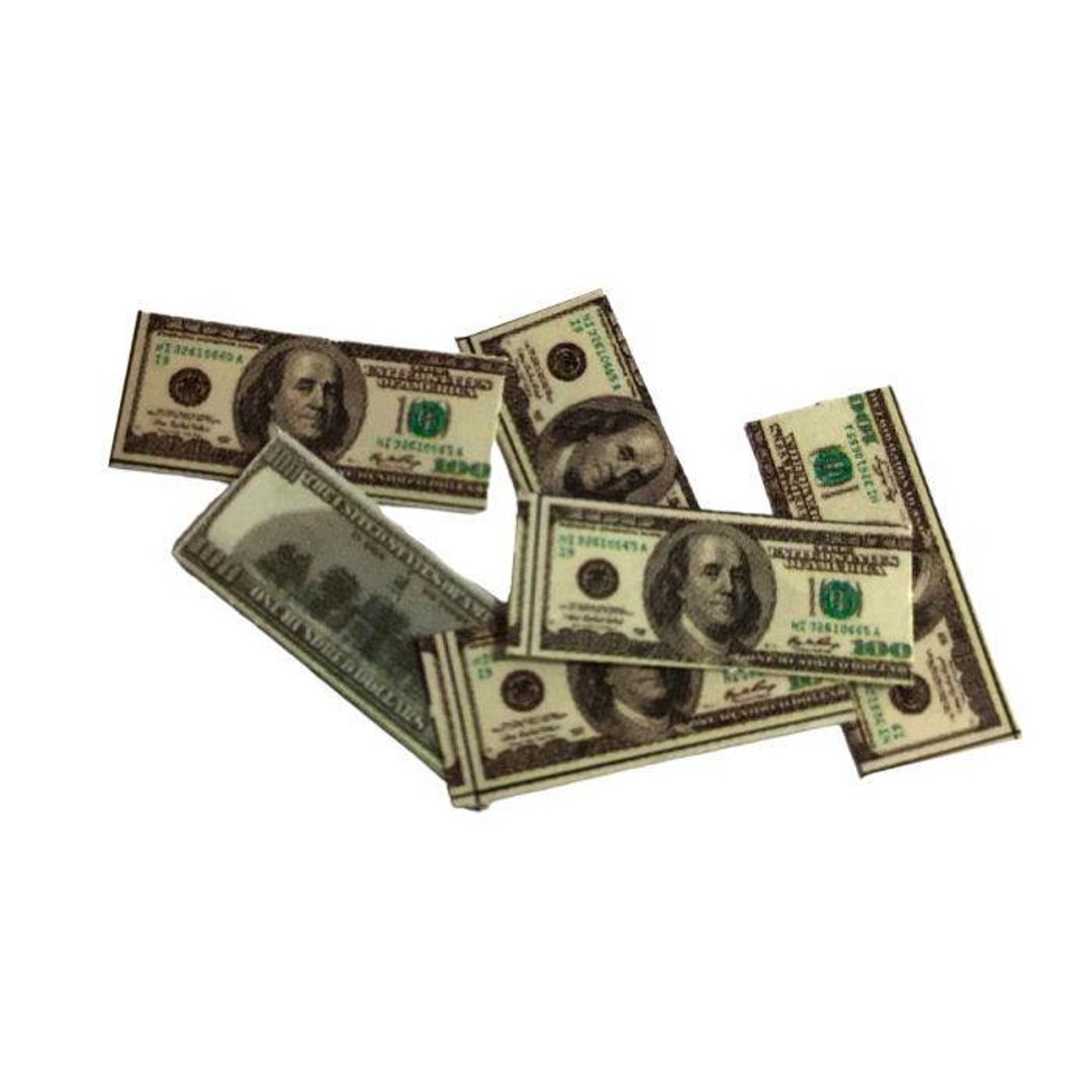 Dolls House United States Dollar Bill Notes Fake Money Shop Cafe ...