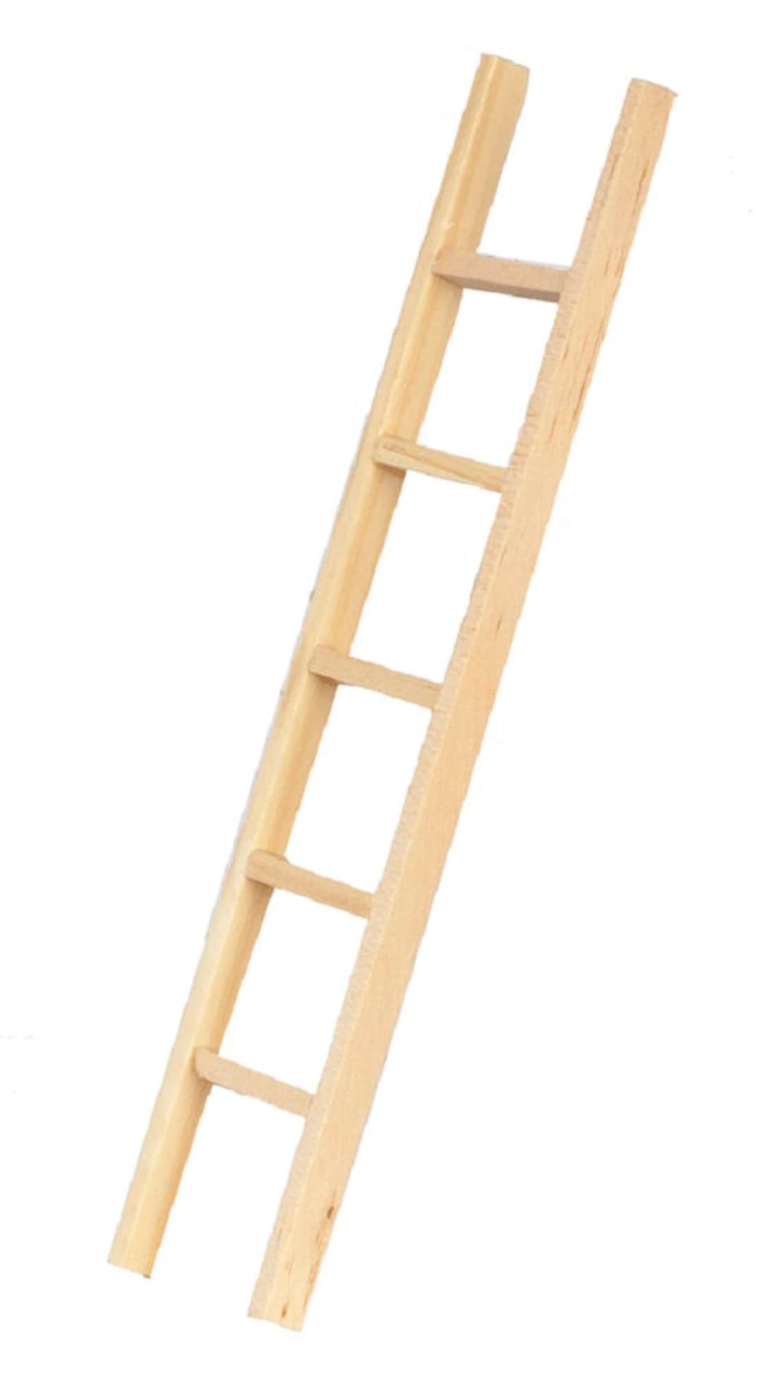 Dolls House Ladders 6" 15cm Work Decorating Accessory 1:12 Wooden ...