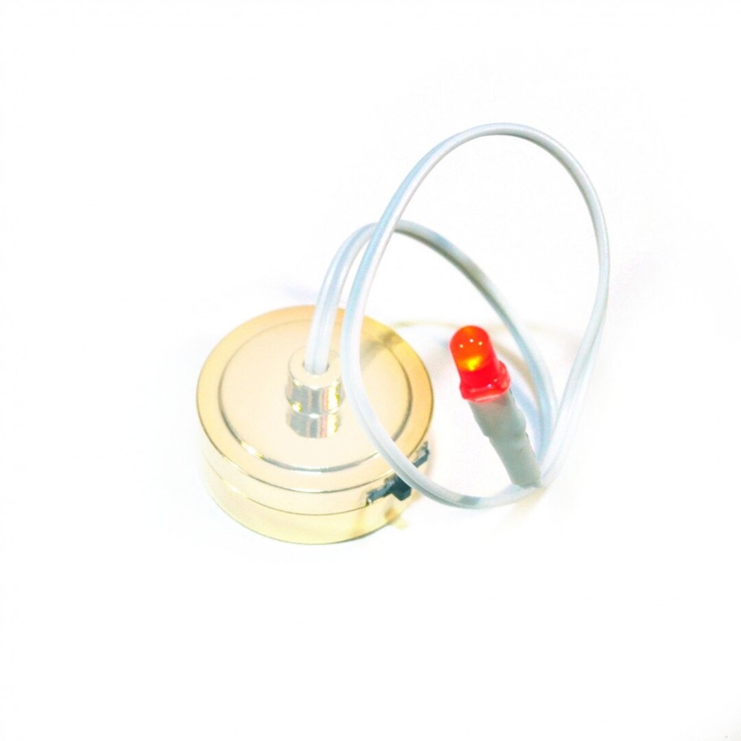 Dolls House Solid Red Flame Fire Light Miniature LED Battery Fireplace ...