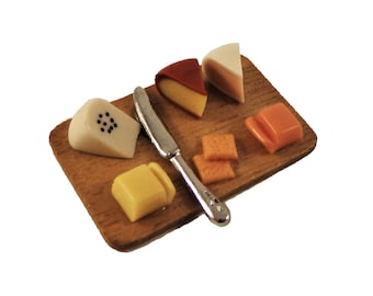 1:12 Scale Stilton Cheese Wheel Dolls House Miniature Food Dairy ...