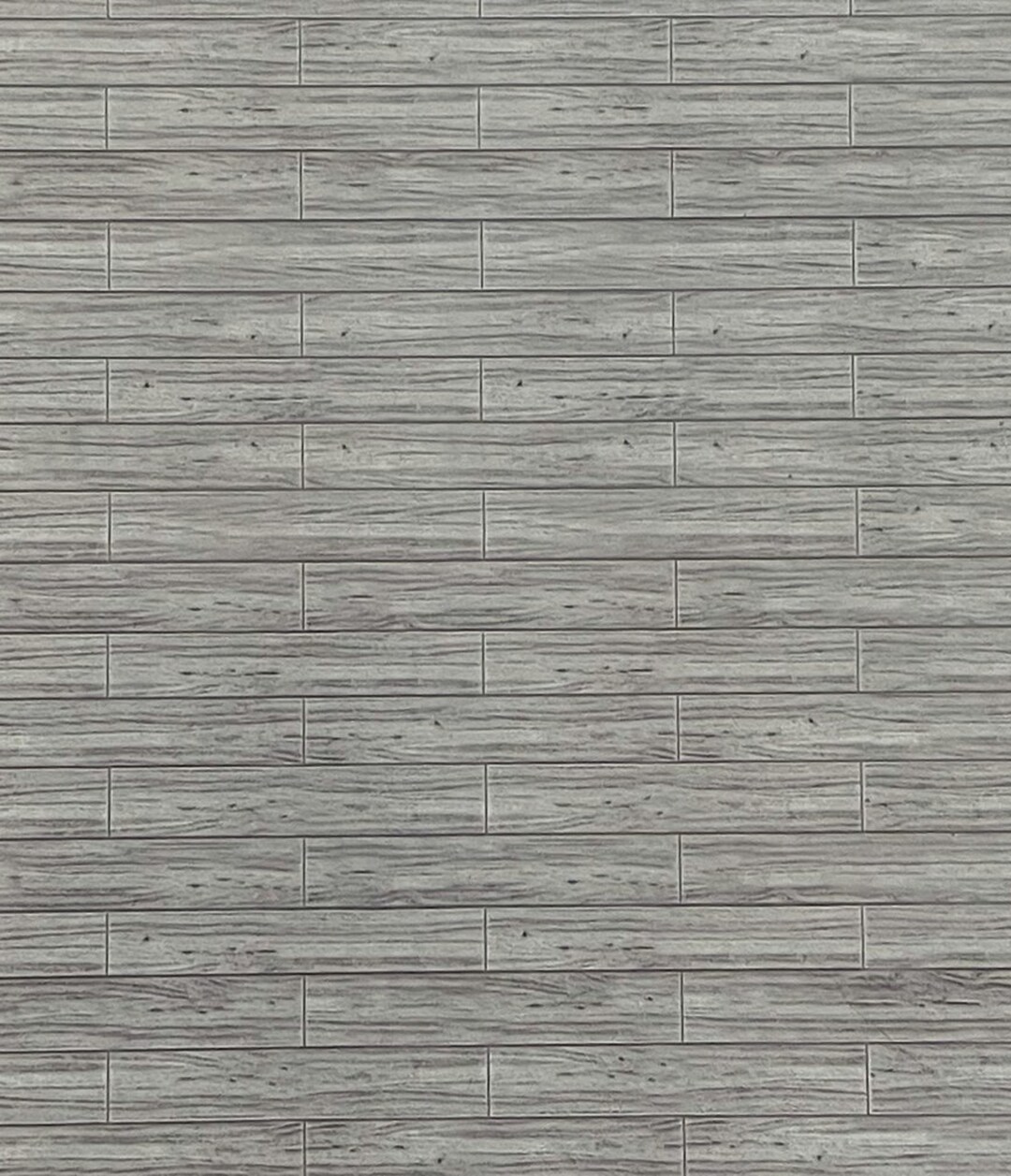 Dolls House Grey Wood Effect Paper Flooring Adhesive Miniature ...