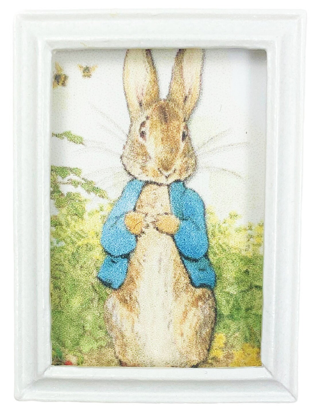 Dolls House Peter Rabbit Blue Coat Beatrix Potter Picture Small Frame ...