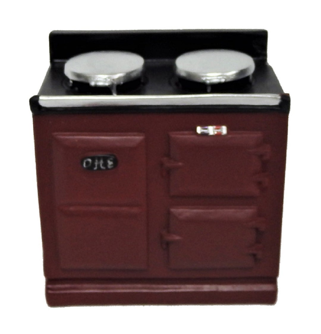 Dolls House 2 Oven Red Aga Stove Cooker Miniature Kitchen Furniture - Etsy