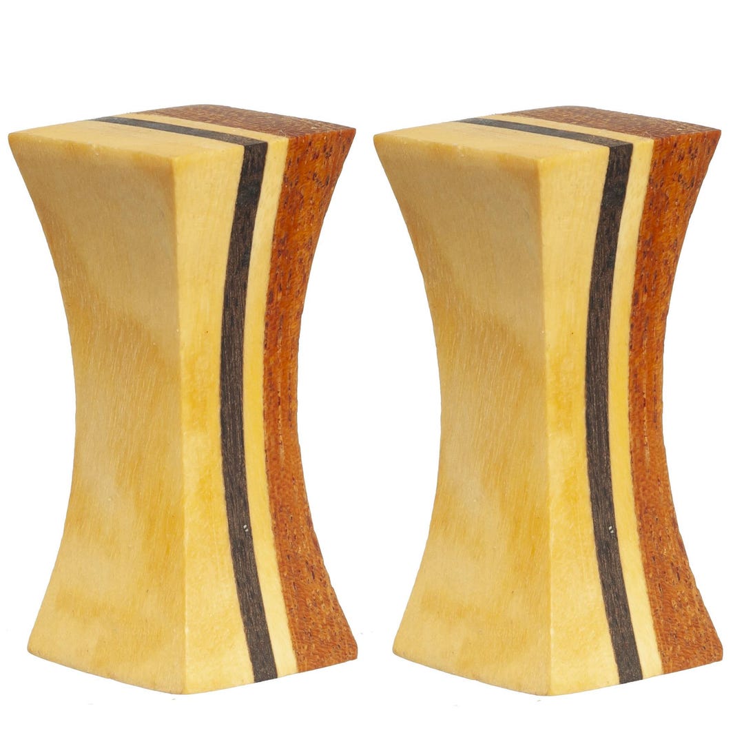 Dolls House 2 Pedestal Columns Display Stand Modern Ornament Plant ...