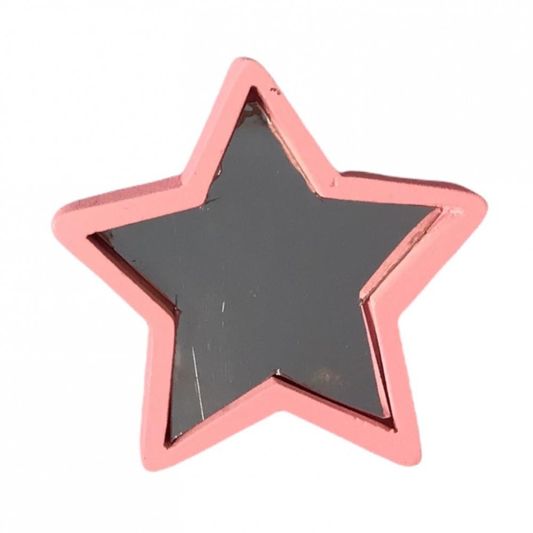 Dolls House Pink Star Mirror Freestanding Miniature Bedroom Nursery ...