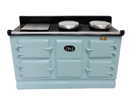 Dolls House 4 Oven Light Blue Aga Stove Cooker Miniature - Etsy