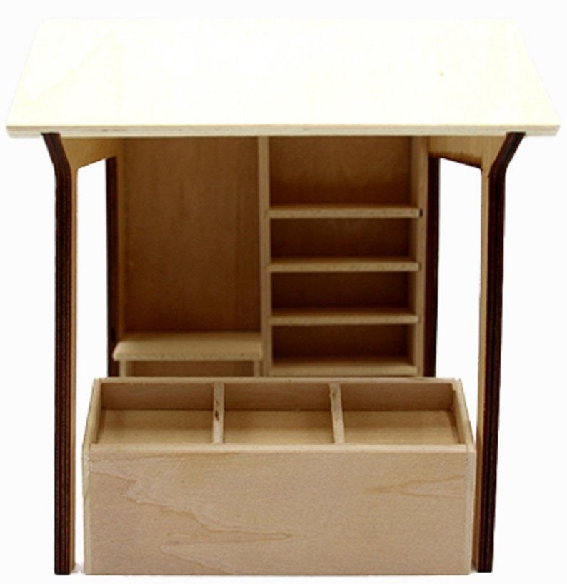 Dolls House Market Stall Booth Stand Farmers Christmas Street - Etsy