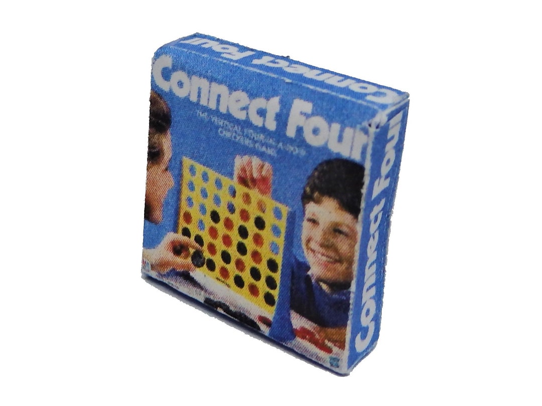 Dolls House Connect 4 Box Miniature Christmas Toy Shop Accessory - Etsy