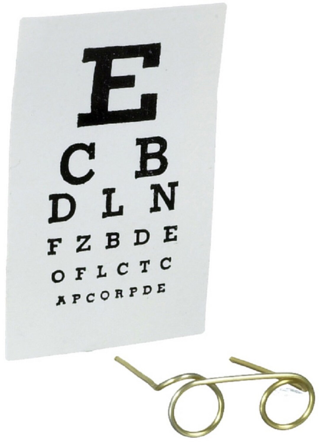 Dolls House Eye Test Kit Chart and Spectacles Clinic Opticians ...