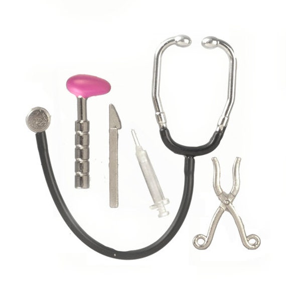 Dolls House Accessory Doctors Set Stethoscope Injection - Etsy