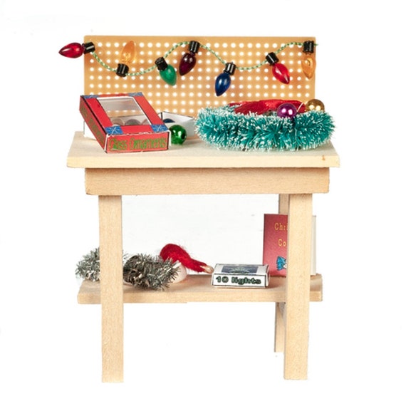 Dolls House Christmas Work Bench Santa's Workshop Toy Shop | Etsy