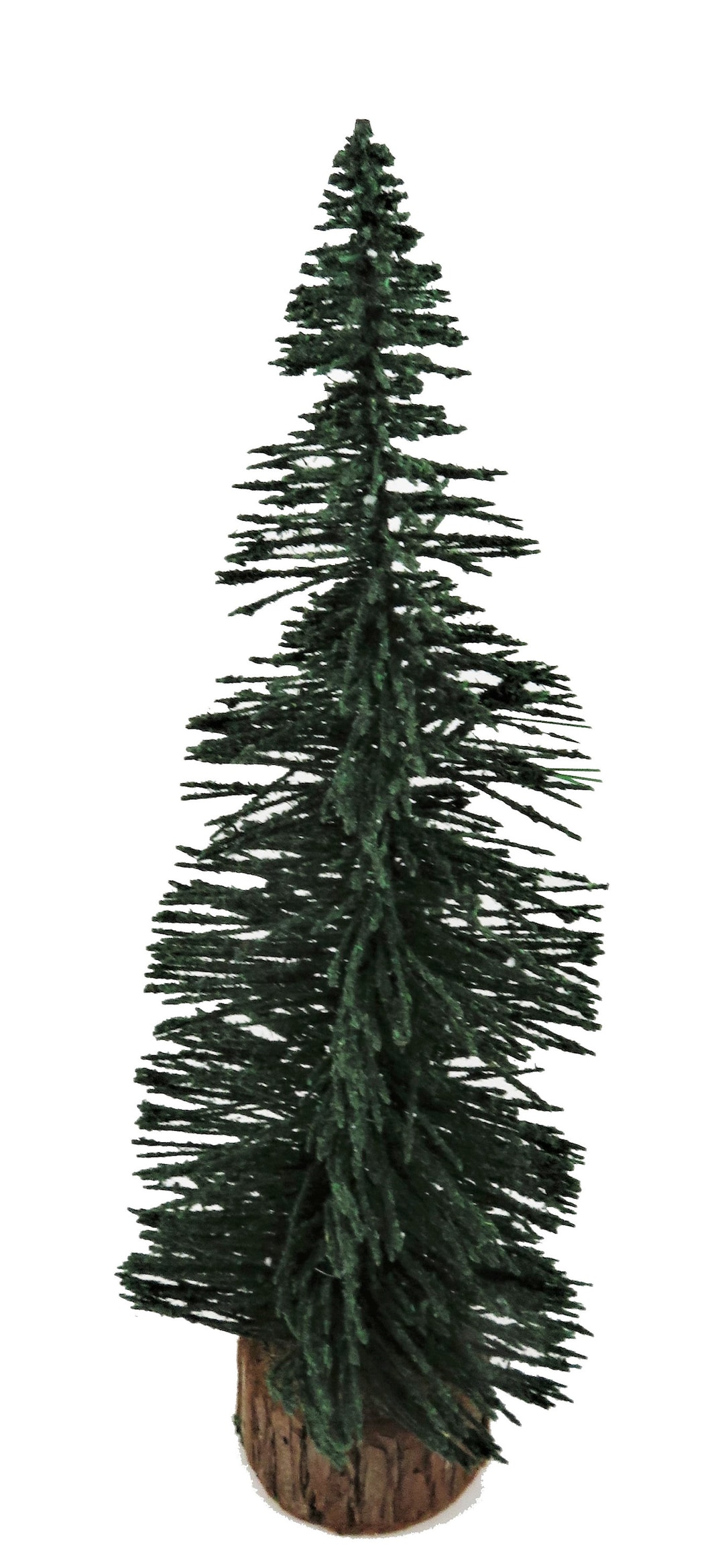 Dolls House 12" Spruce Conifer Tree Miniature Christmas Garden Scene ...