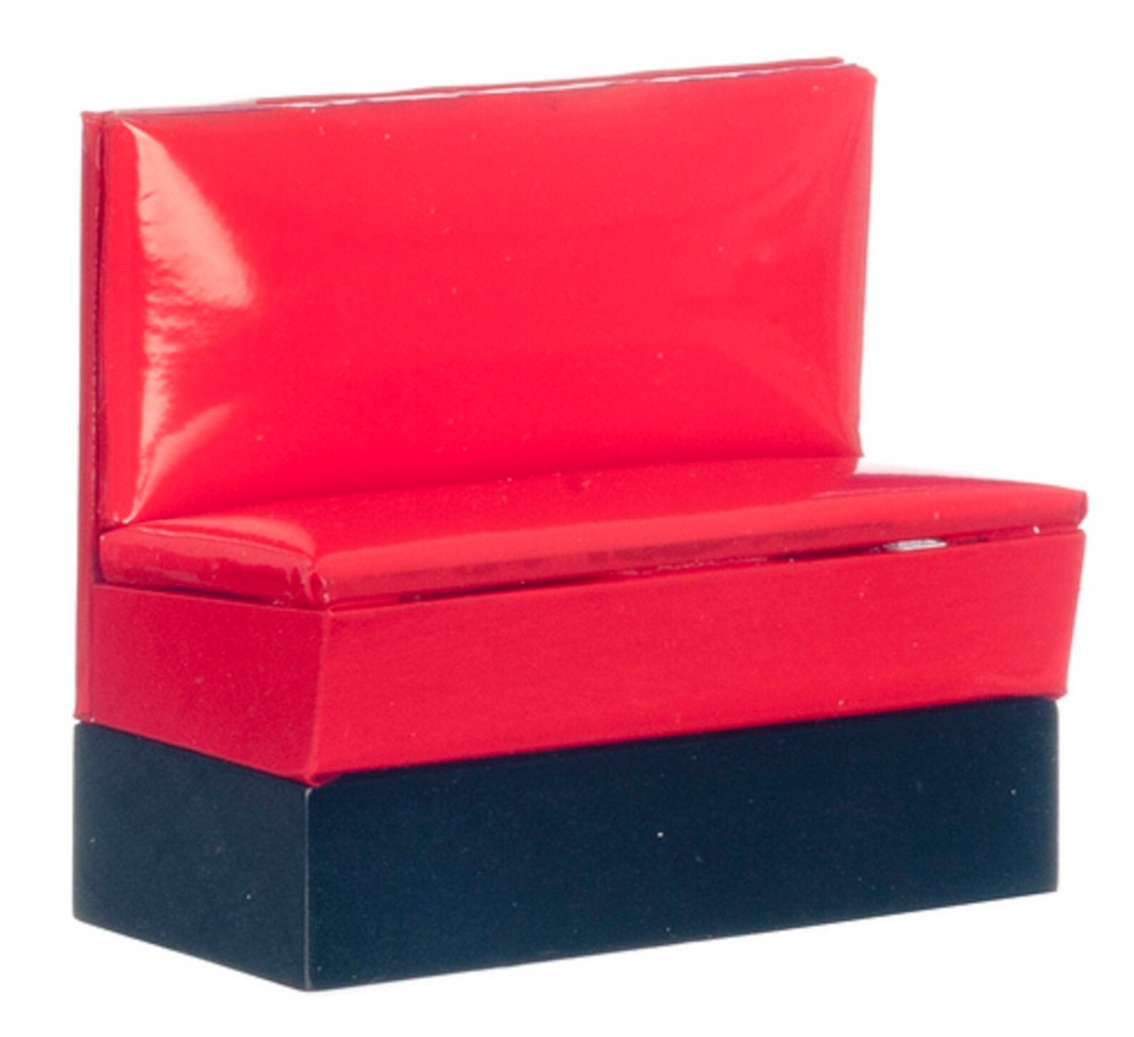 Dolls House 1950's Red Booth Bench Miniature Diner Cafe - Etsy