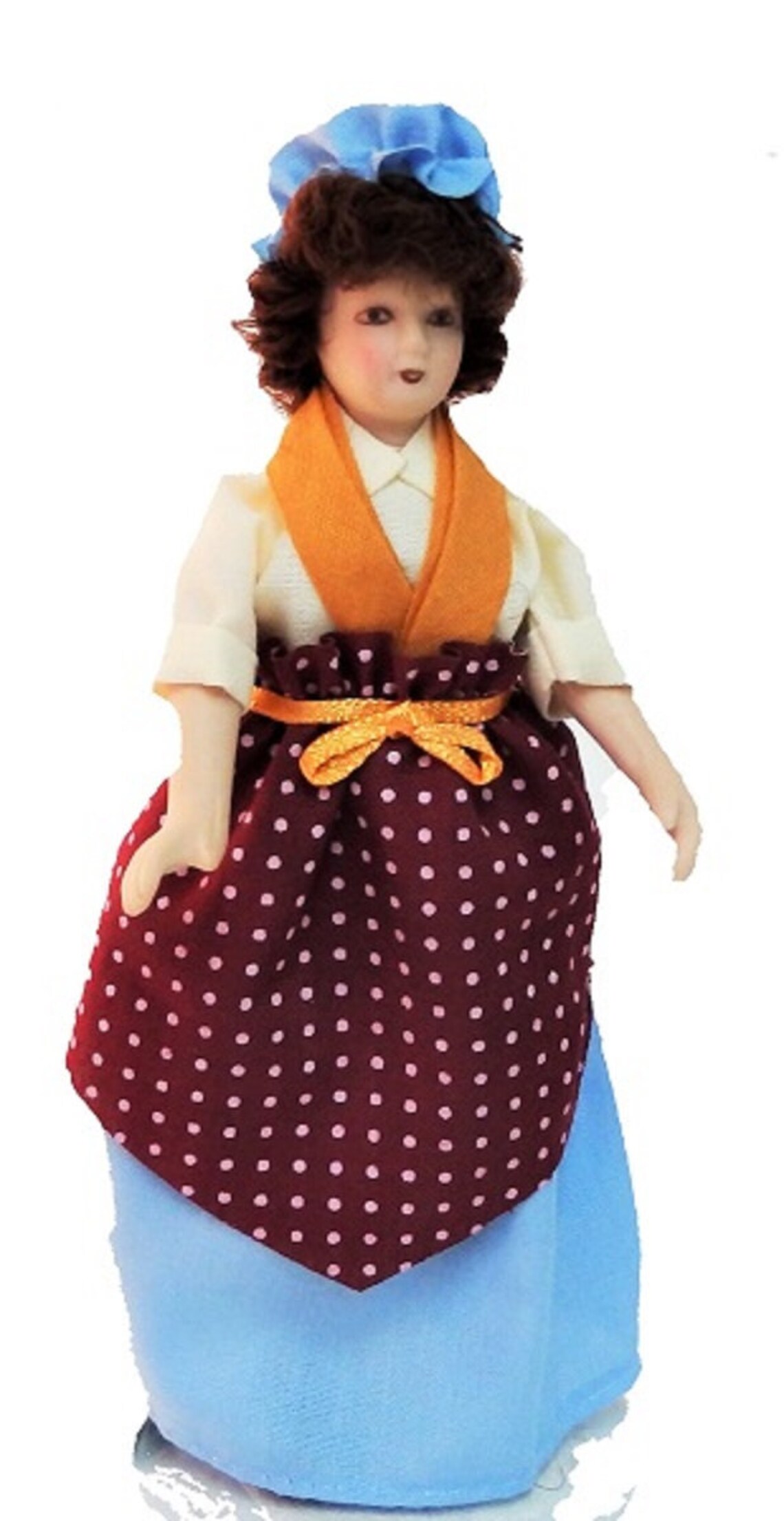 Dolls House Victorian Servant Maid Cook Miniature Porcelain - Etsy