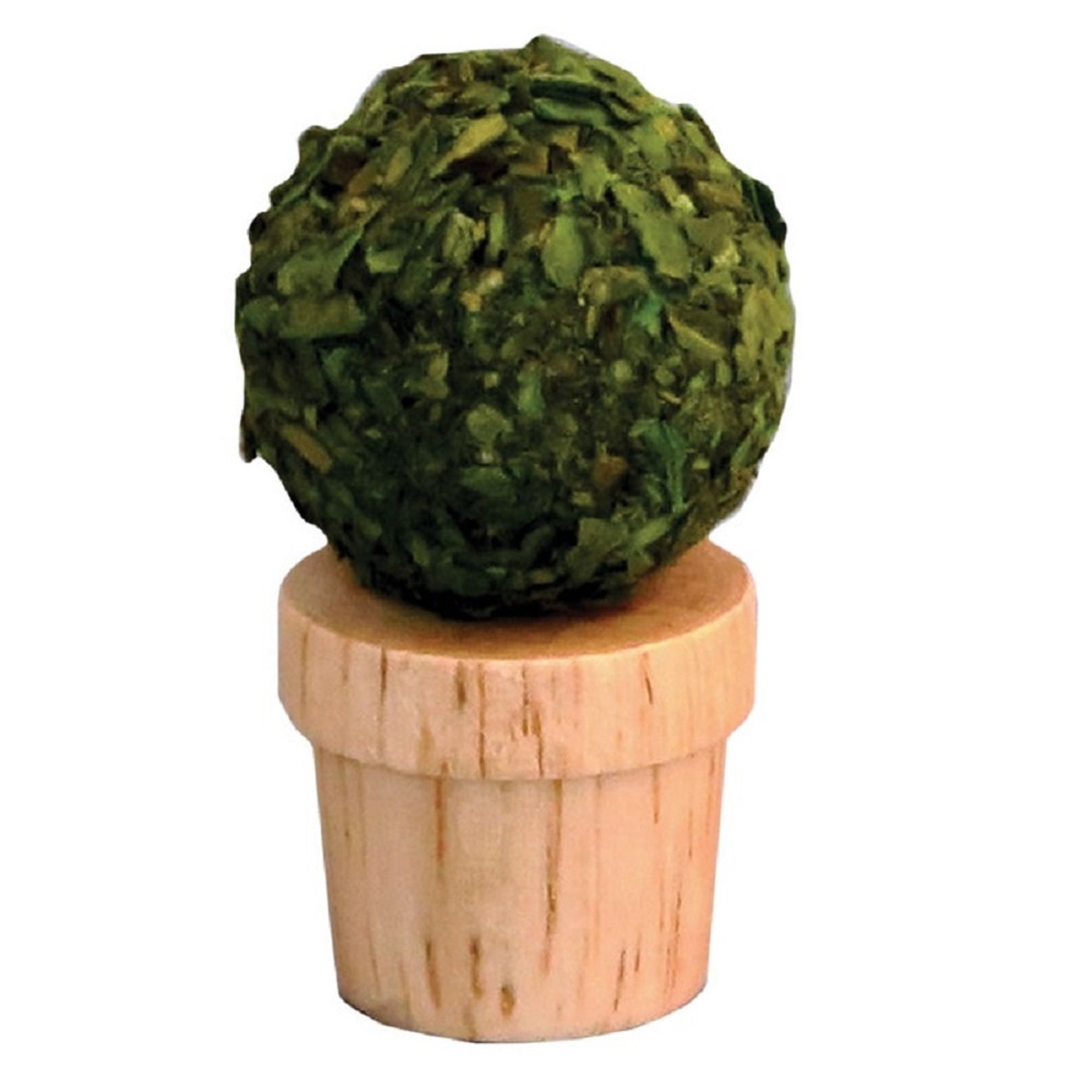 Dolls House Small Topiary Bush Tree in Wooden Pot Miniature Garden ...