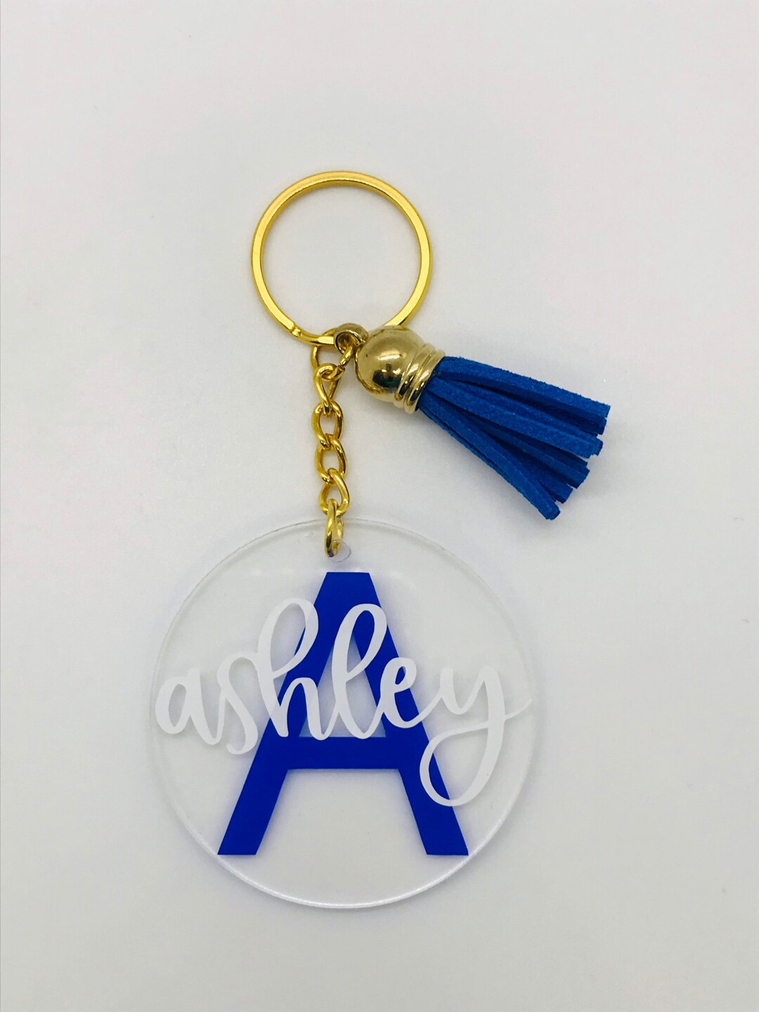 Custom Name Keychain, Personalized Keychain, Gold Keychain, Stocking ...
