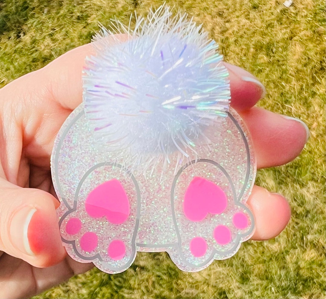 Easter Bunny Butt Badge Reel, Easter Badge Reel, Nurse Gift, Nurse ...