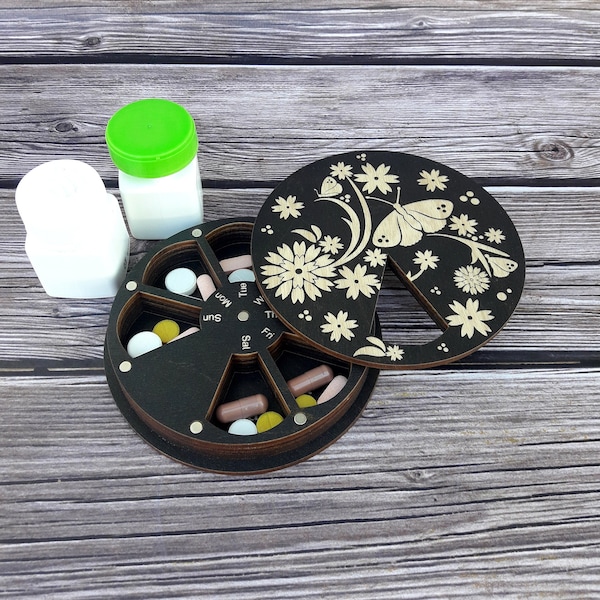 Decorative Pill Box - Etsy