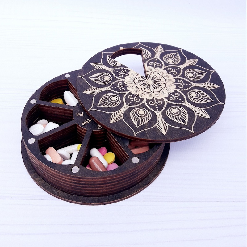 Decorative Pill Box - Etsy