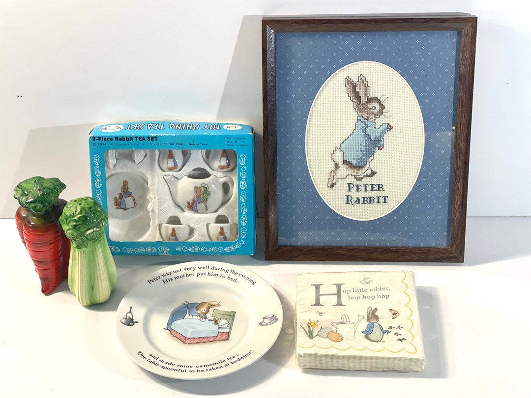 Vintage Peter Rabbit 32-piece Set, Wedgewood England Childs Plate ...