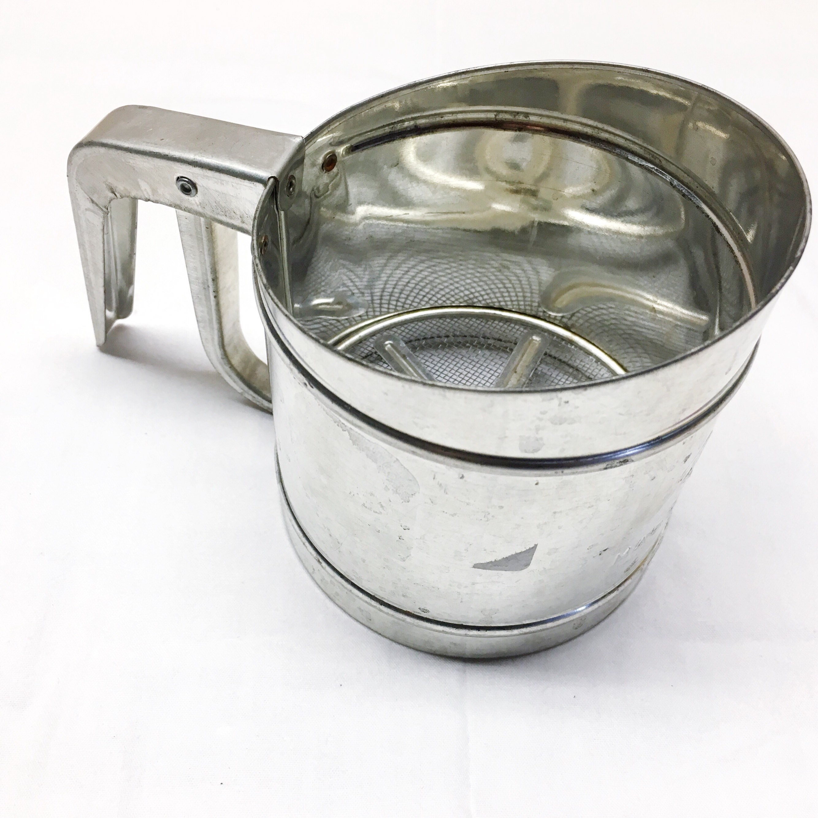 ANTIQUE Foley USA Sifter & Wooden Kitchen Tool Set | Etsy