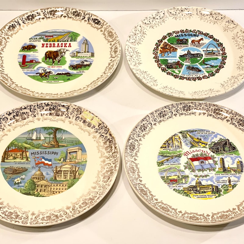 Vintage Plates - Etsy