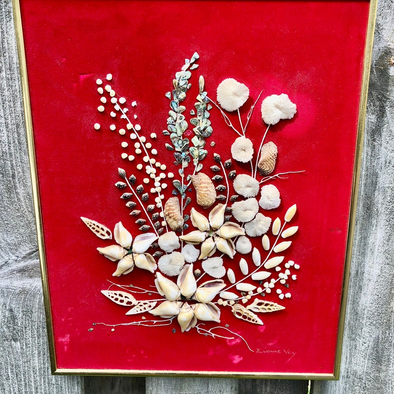 Sea Shell Art - Etsy