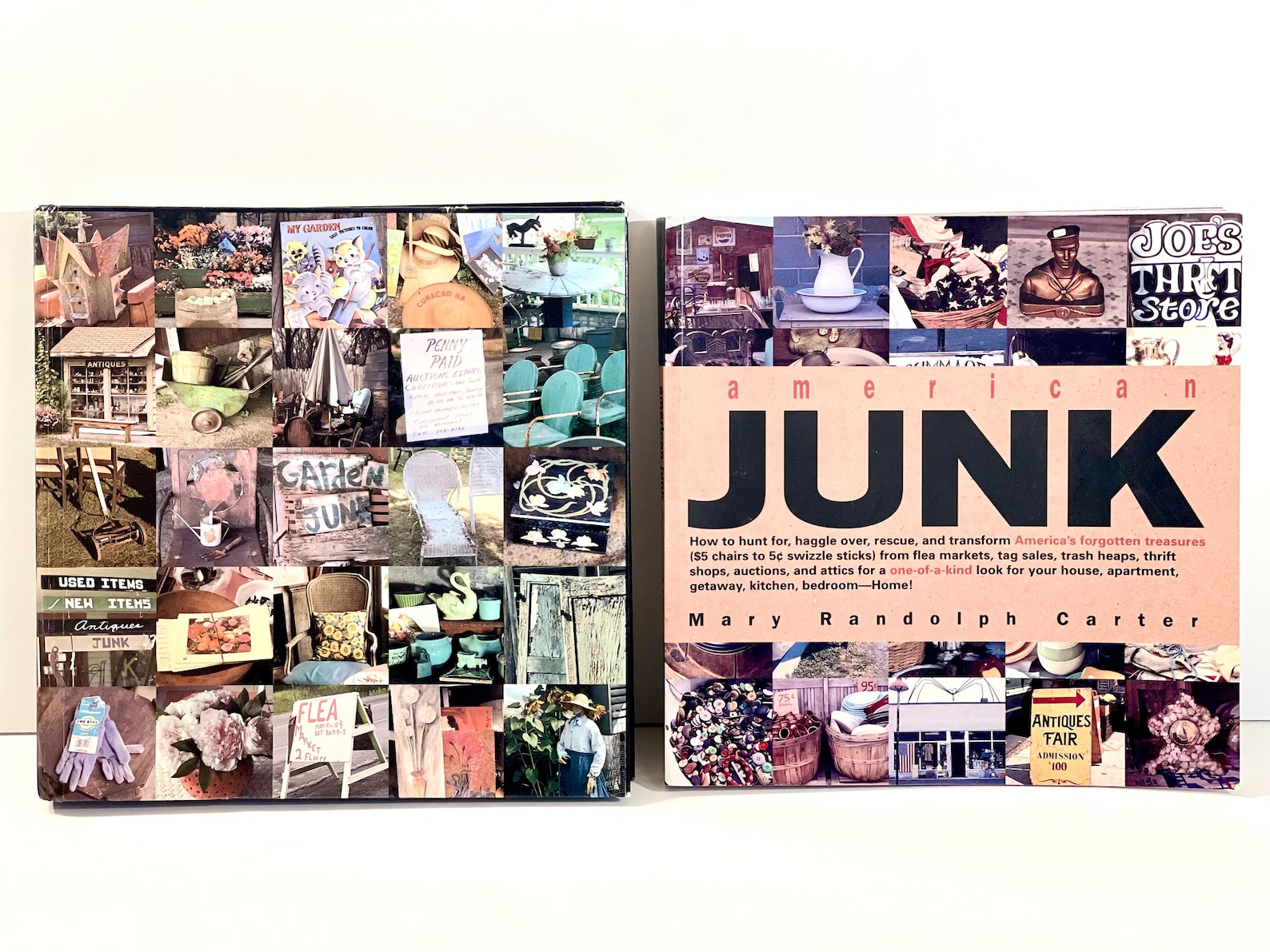 Vintage 1990s Junk Books by Mary Randolph Carter, Set of 2: Garden Junk ...