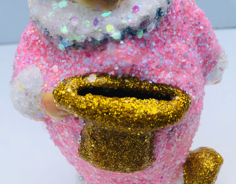 Vintage Circus, Pink Sparkly, Happy Clown Made in Japan & Up-cycled ...