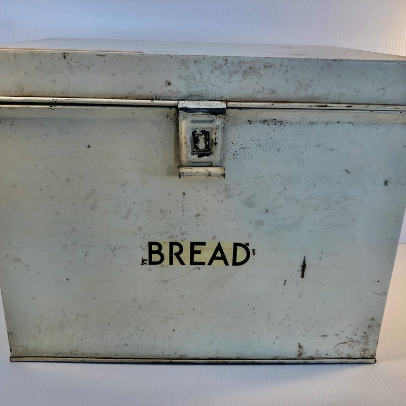 Vintage Bread Box - Etsy