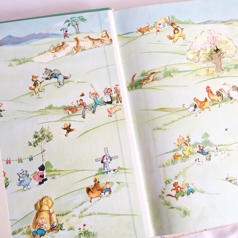VINTAGE | the Gateway to Storytime Yellow Hardback Book - Etsy