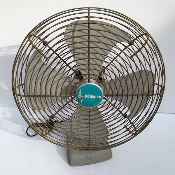 Metal Table Fan - Etsy