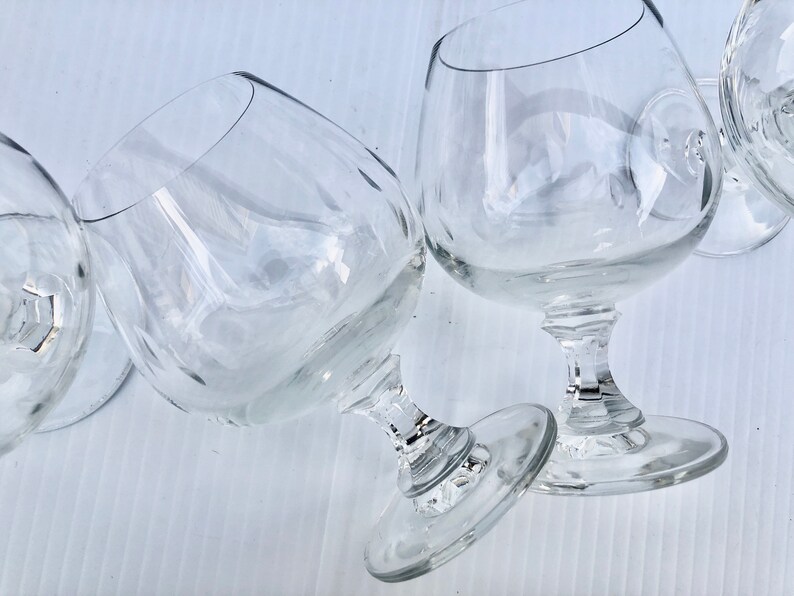 Vintage Crystal Brandy Cognac Snifters Gorgeous Rare Set - Etsy