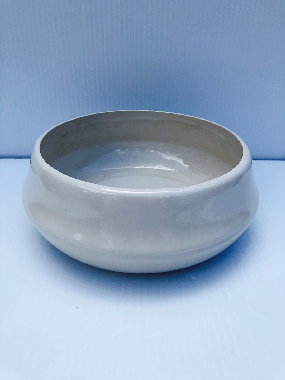 Vintage, Cookson 28, Art Deco, Cream, Round, Pottery Planter - Etsy