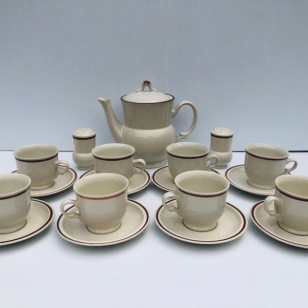 Stoneware Tea Set - Etsy