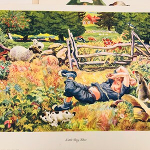 Vintage Lithographs From Mother Goose by Feodor Rojankovsky First ...