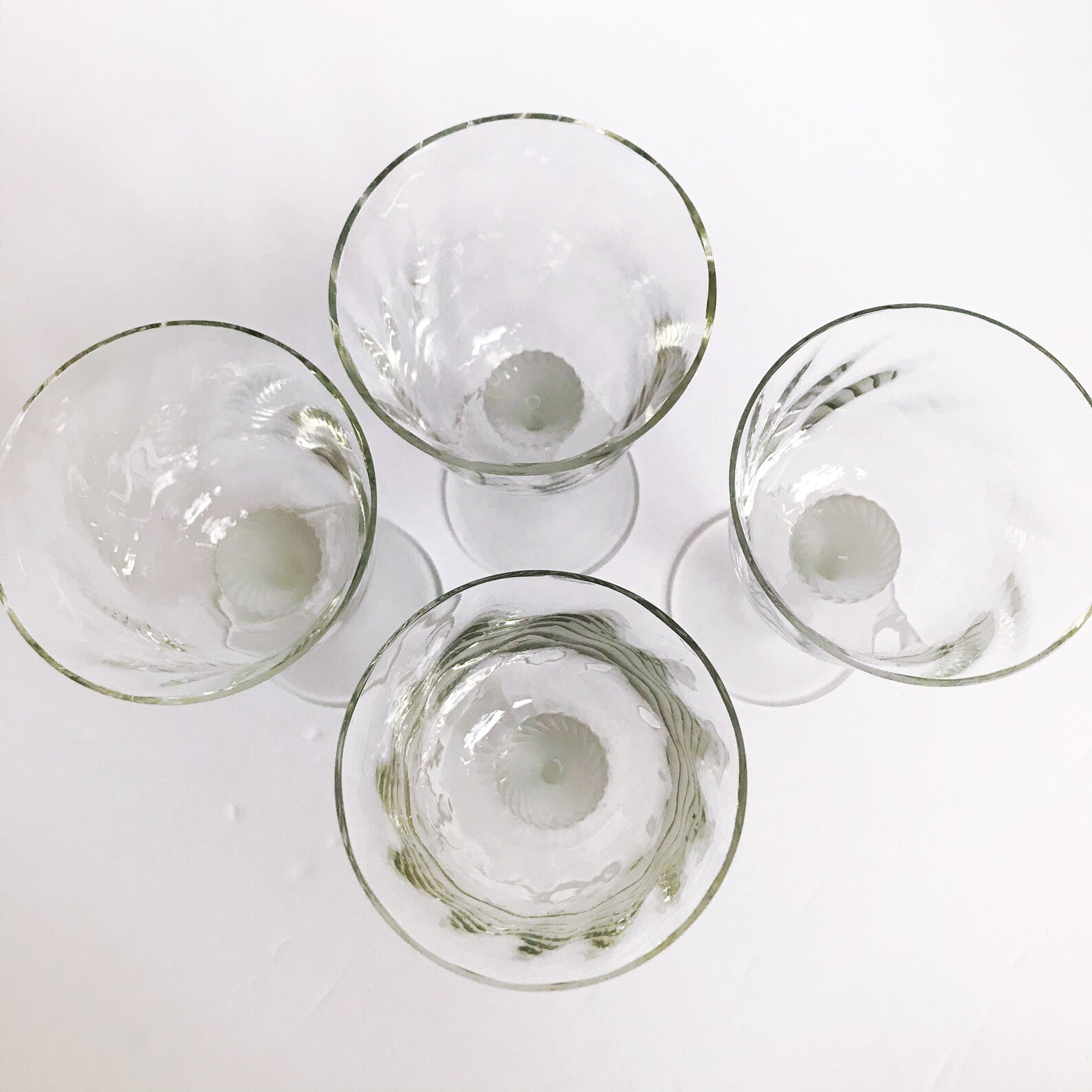 VINTAGE | Romanian Crystal 5-piece Wine Set - Etsy