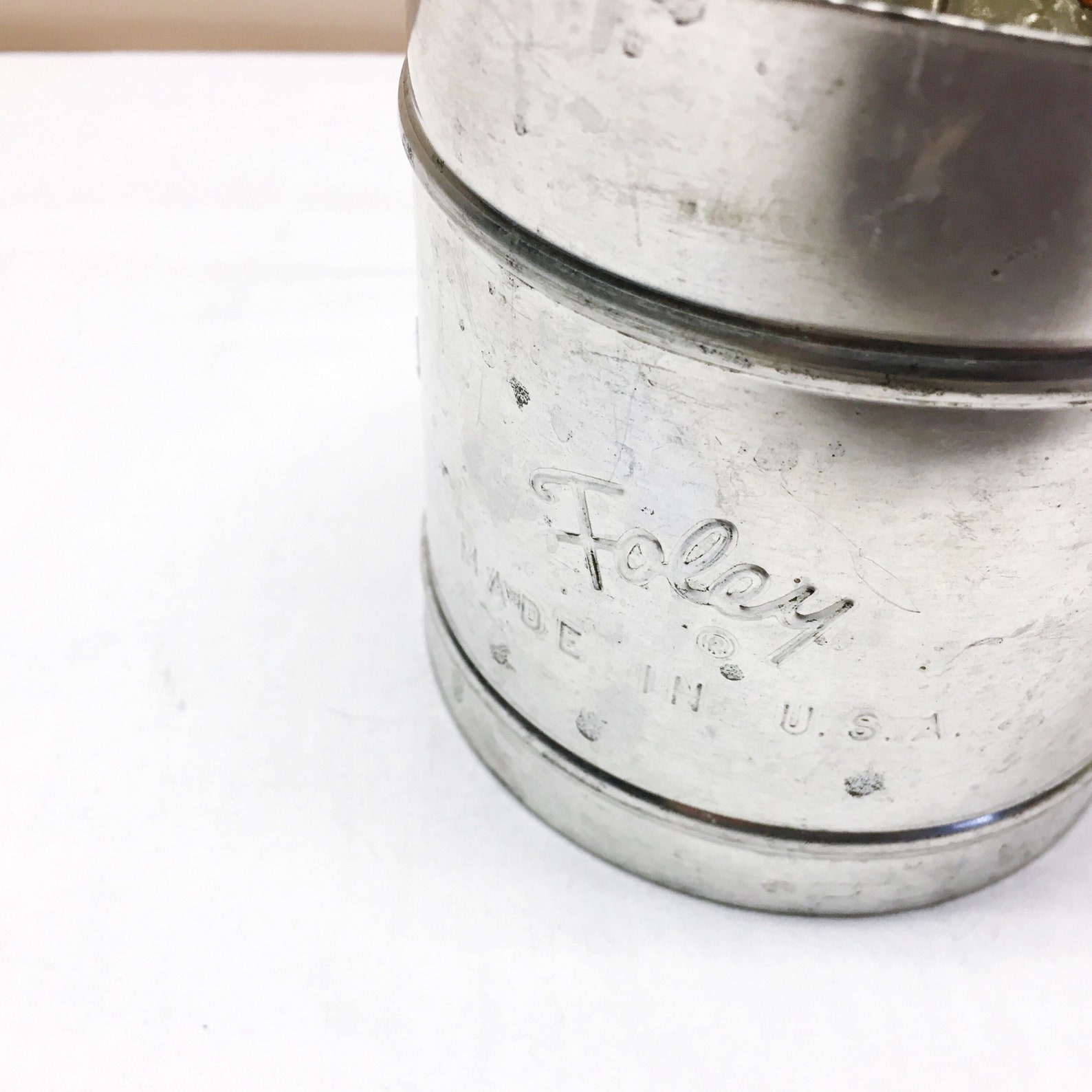 ANTIQUE Foley USA Sifter & Wooden Kitchen Tool Set | Etsy