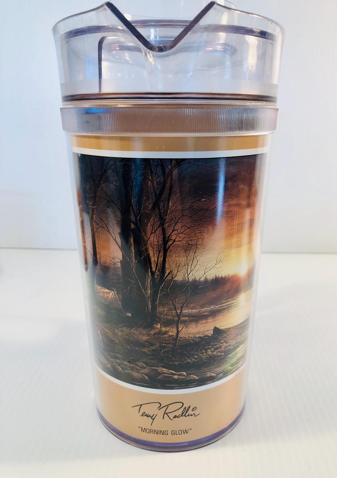 Vintage Terry Redlin 7 Piece Beverage Set, Rare Wildlife & Nature Scene ...