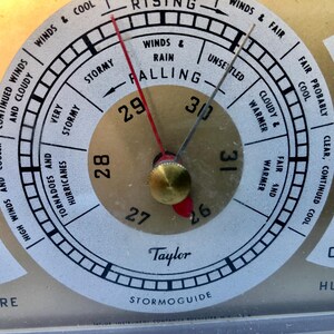 Vintage Taylor Instruments Stormoguide, Weather Station With ...