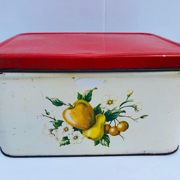 Tin Bread Box - Etsy