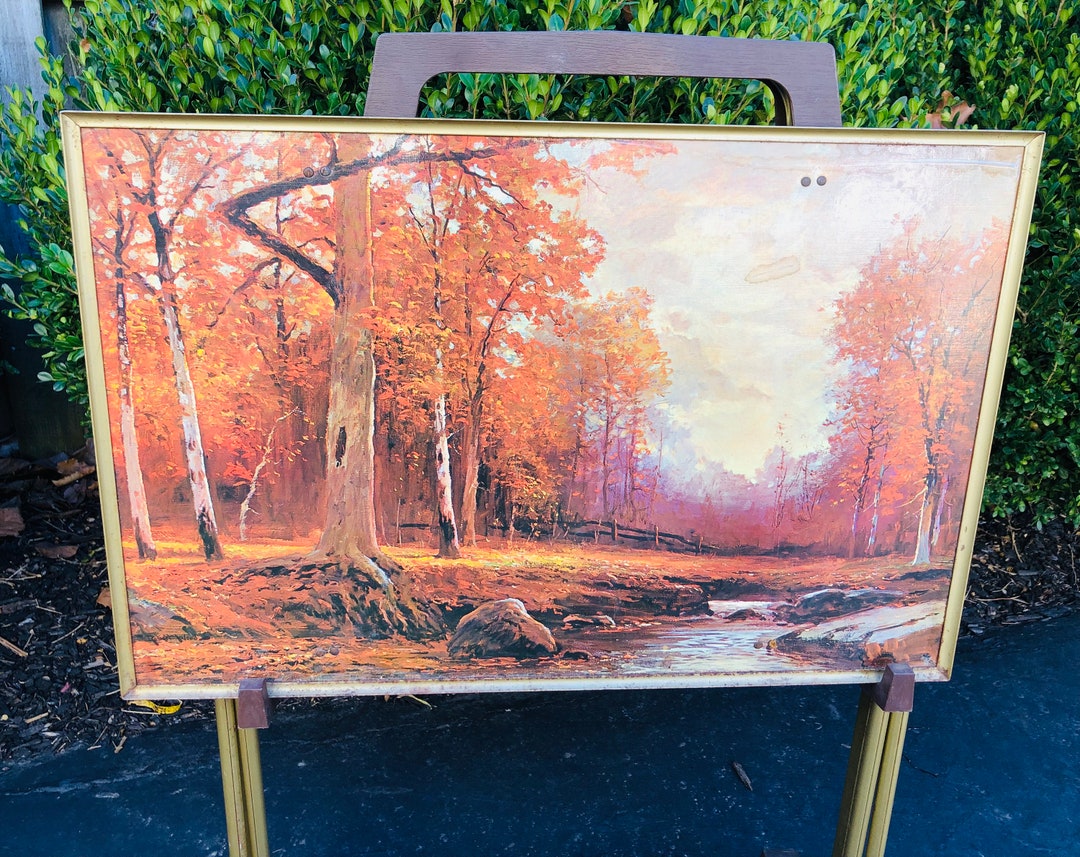 Vintage Signed Robert Wood TV Tray Stands Complete Set 4 - Etsy