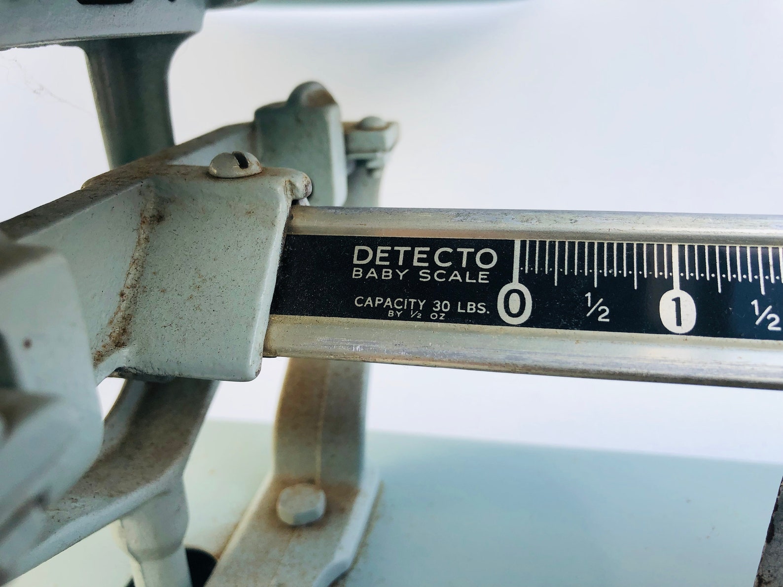 Antique Detecto Light Blue Cast Iron Baby Scale Working | Etsy