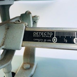 Antique Detecto Light Blue Cast Iron Baby Scale, Working, Doctor's ...
