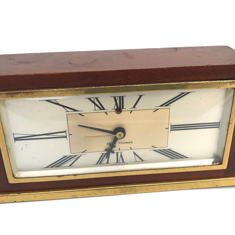 Vintage Desk Clock - Etsy
