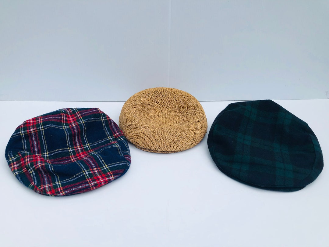 Vintage Mens Flat Caps, Sold Separately, Newsboy Caps Could Be Unisex ...
