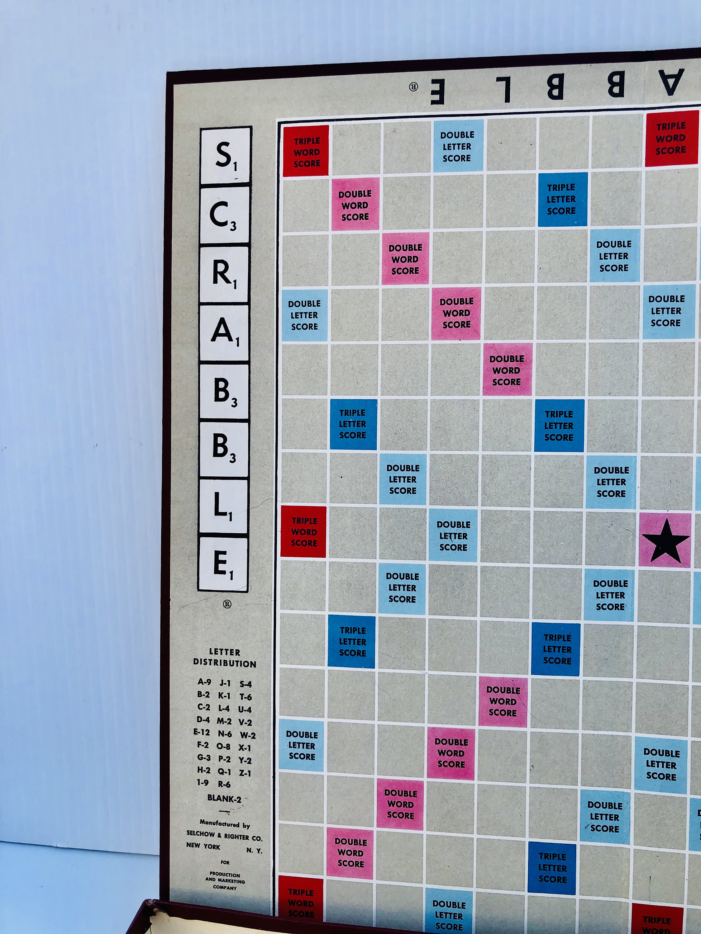 Vintage Scrabble Game 1953 Edition Complete Set Selchow & - Etsy