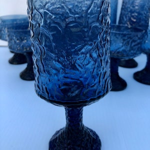 Vintage, Blue Lenox Crystal, Impromptu Goblets & Coupes, Set of 15 ...