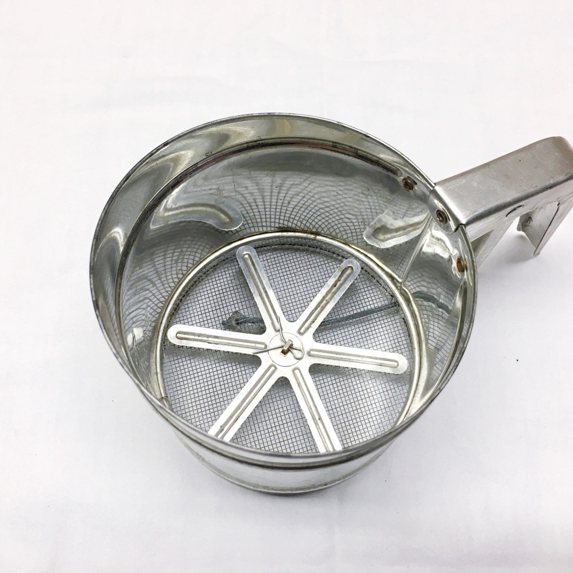 ANTIQUE Foley USA Sifter & Wooden Kitchen Tool Set | Etsy