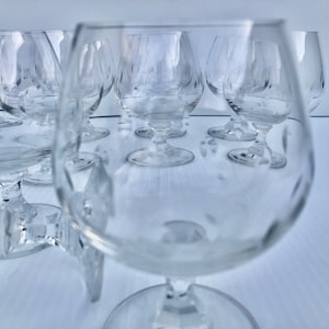 Vintage, Crystal, Brandy Cognac Snifters, Gorgeous, Rare Set of 12 ...